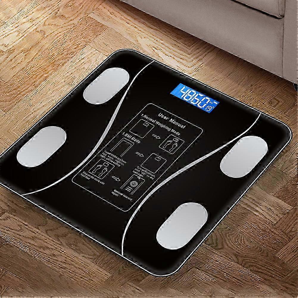 Bluetooth Smart Body Scale Bathroom Scales BMI Body Weight Scale LED ...