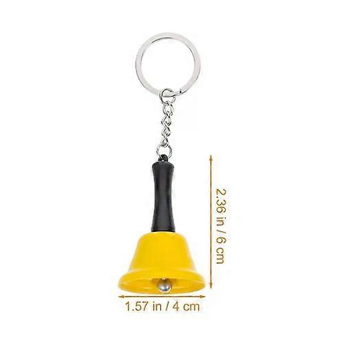 Metal Bell Pendant Key Rings, 5pcs Creative Keychains (Assorted Color ...