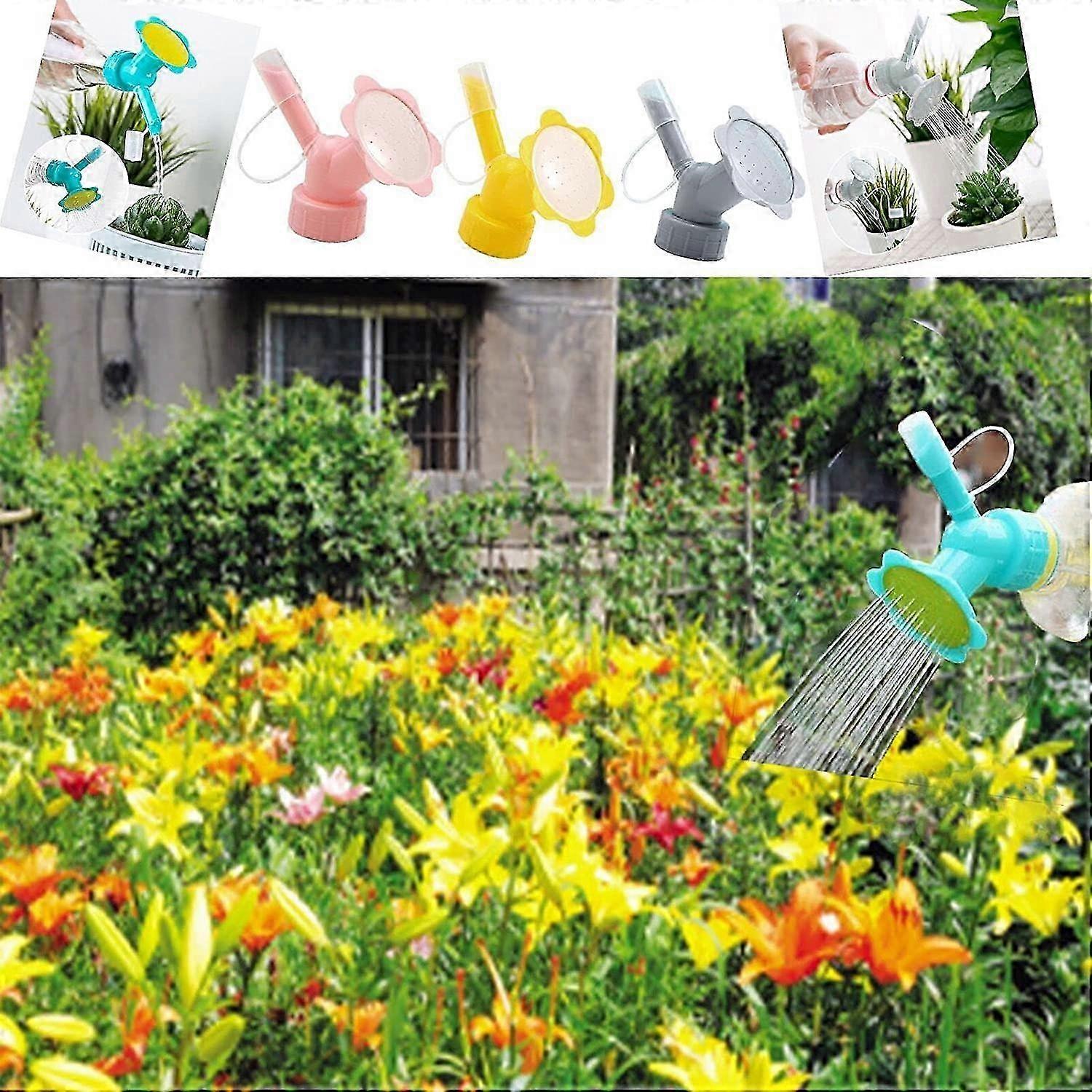 2 Pcs Bottle Top Sprinkler,2in1 Watering Top Sprinkling Head for ...