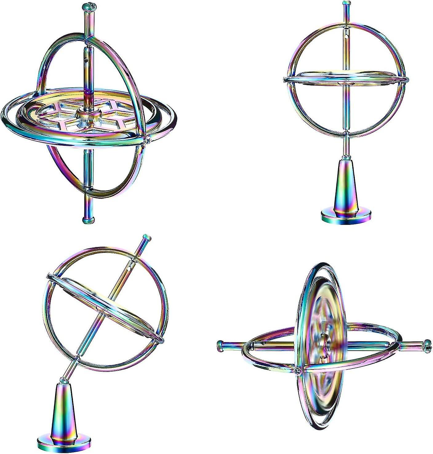 Gyroscope Metal Anti-gravity Spinning Top Gyroscope Balance Gift ...