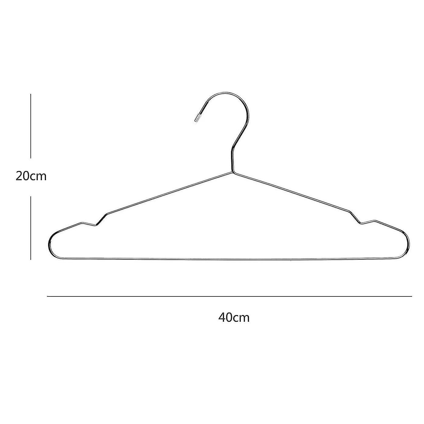 Hangers Stainless Steel 40 Cm 20pcs Hangers For Clothes Standard ...