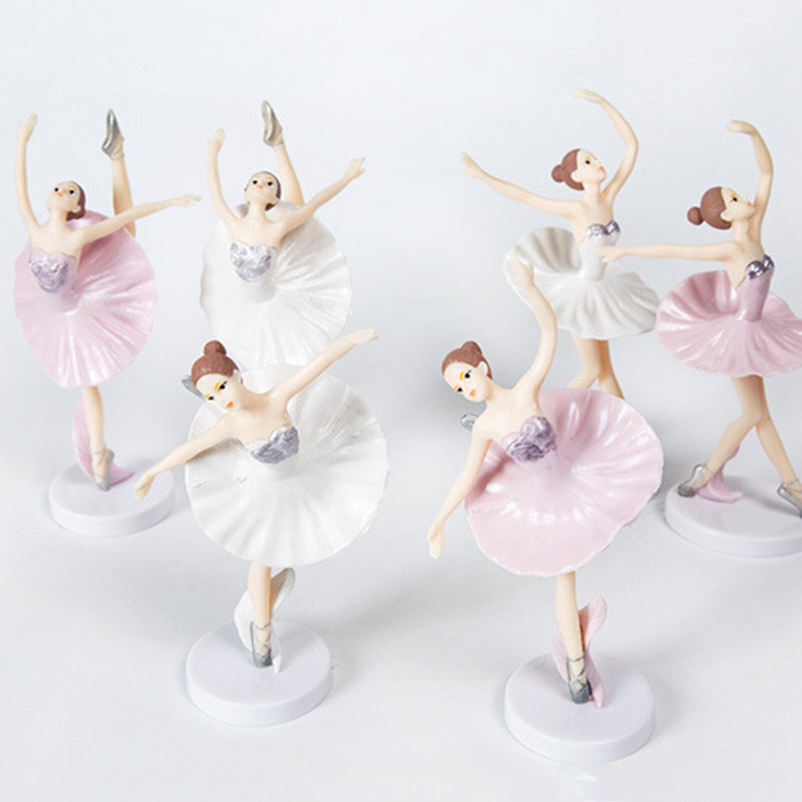 100% New,Ballet Dancer Ballerina Cake Topper Figurine Toys Birthday ...