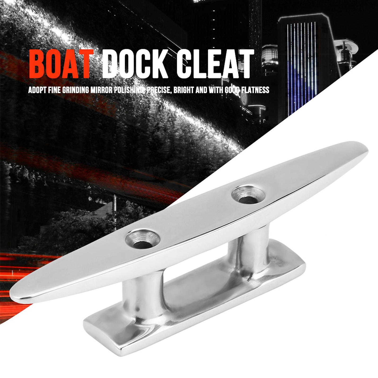 Stainless Boat Cleat,4 Inch Stainless Steel Boat Cleat Boat Mooring ...