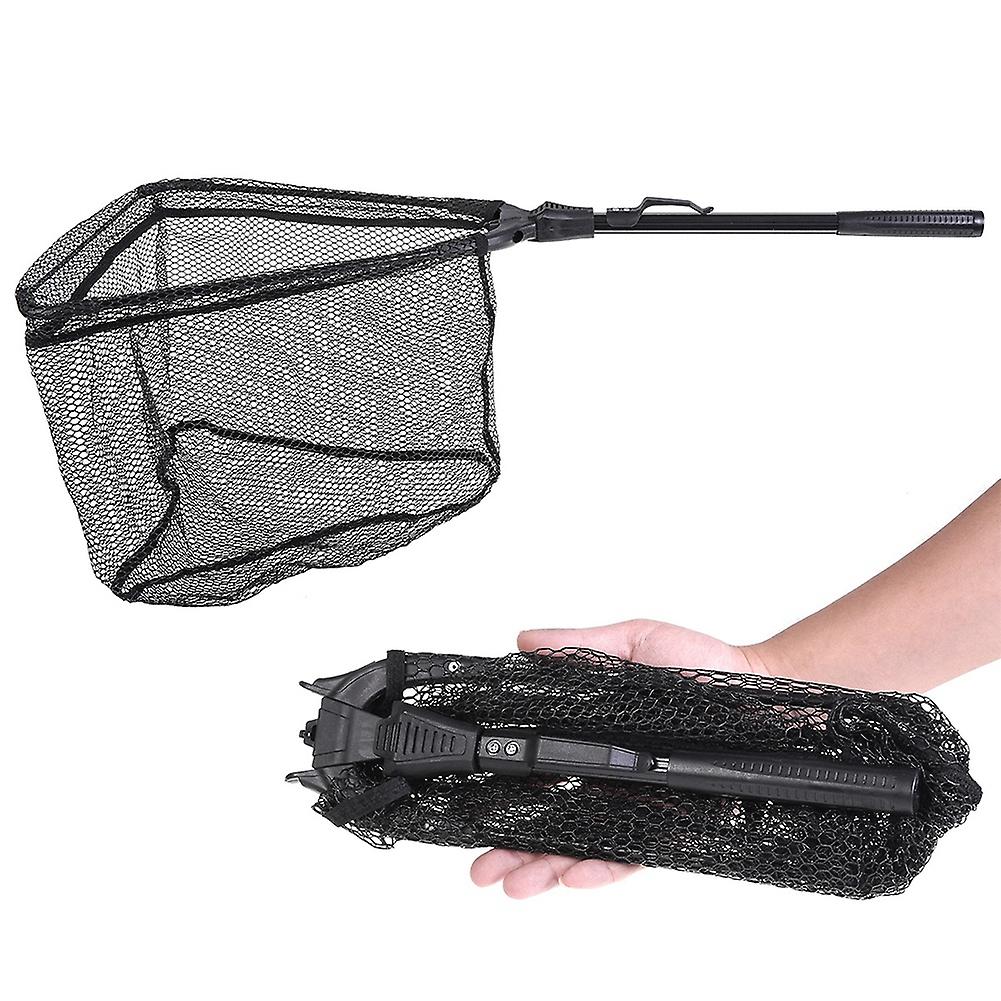 Telescopic Folding Fishing Landing Net Pole - Portable Aluminum Alloy ...