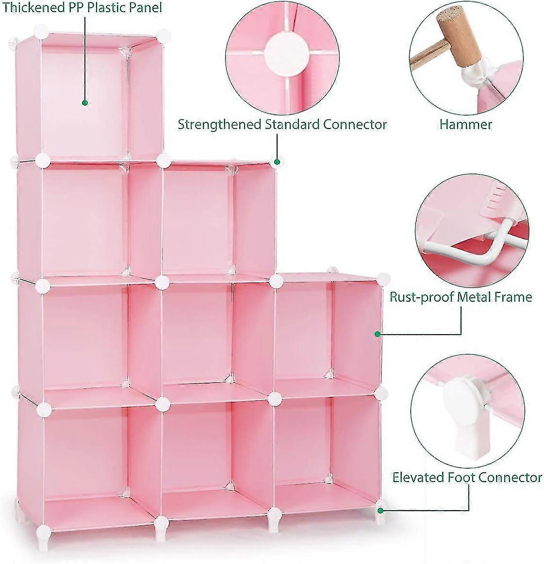 Cube Storage 9-Cube Closet Organizer Storage Shelves Cubes Organizer ...