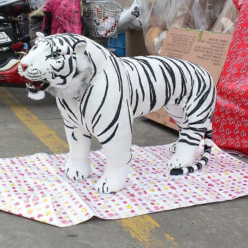 1.2m Cool Standing Siberian tiger Simulated Animals decor Steel frame ...