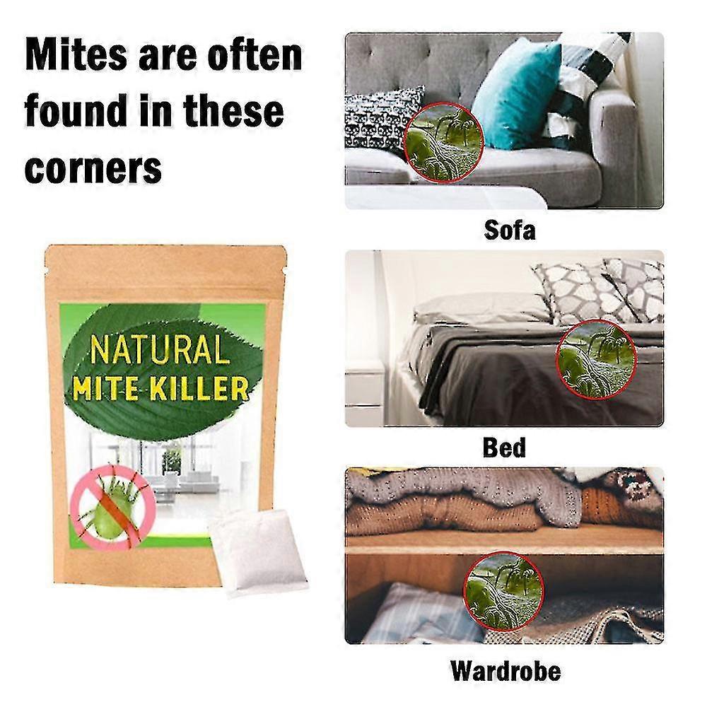 10pcs Bags Dust Mites Killer Mite Eliminator Nature For Bed Sheet Sofa ...