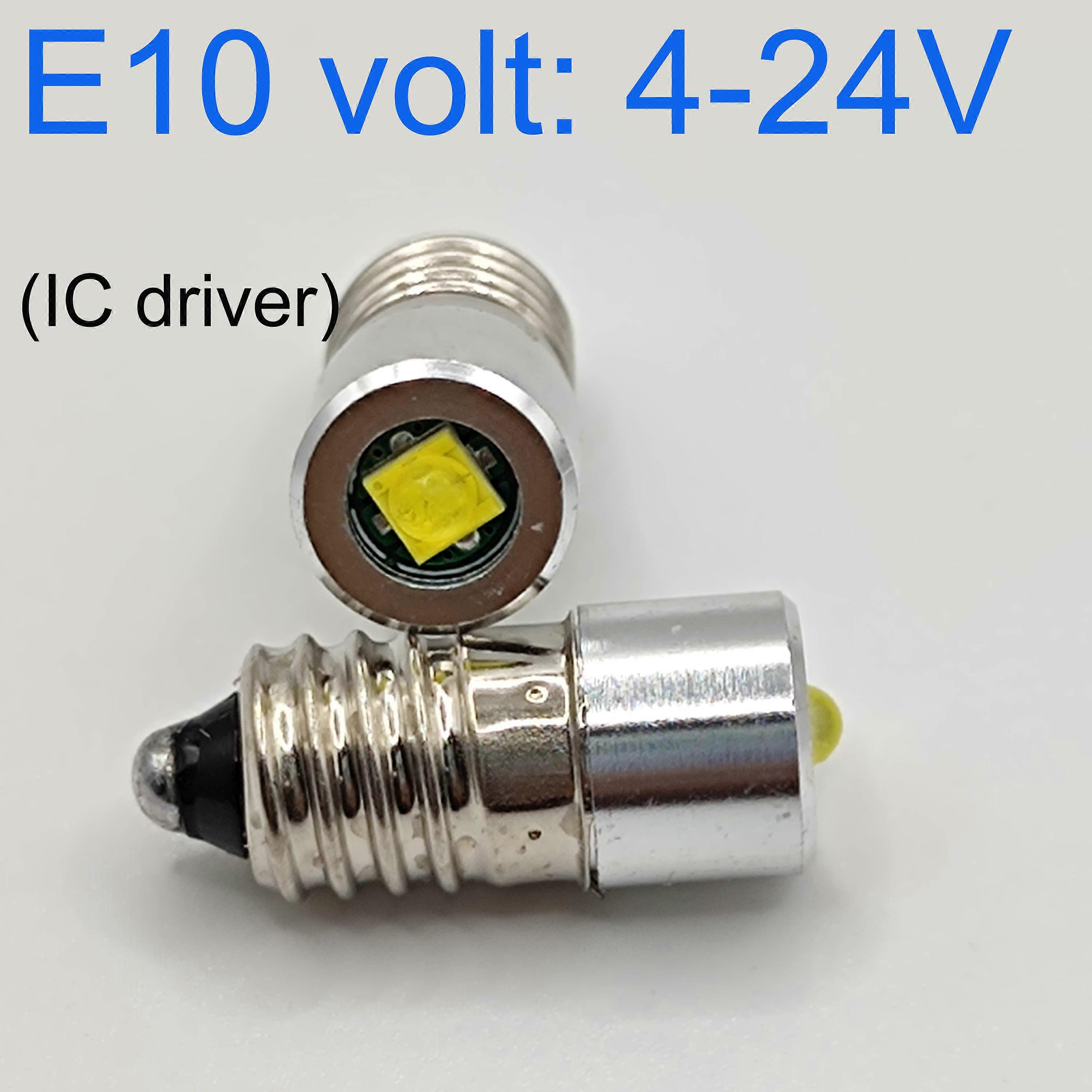 P13.5S E10 3W 3V 4.5V 6V LED Lamp Bulb Flashlight Replacement Bulb Torch Emergency Light Bulbs ...