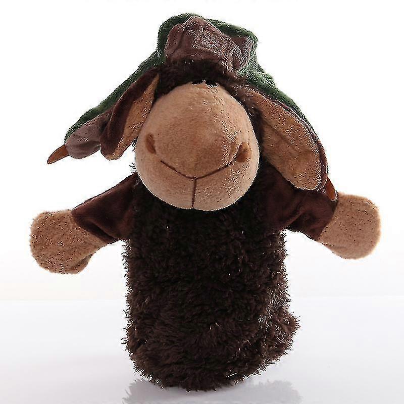 25cm Animal Hand Puppet Educational Puppets Pretend Telling Story Doll ...