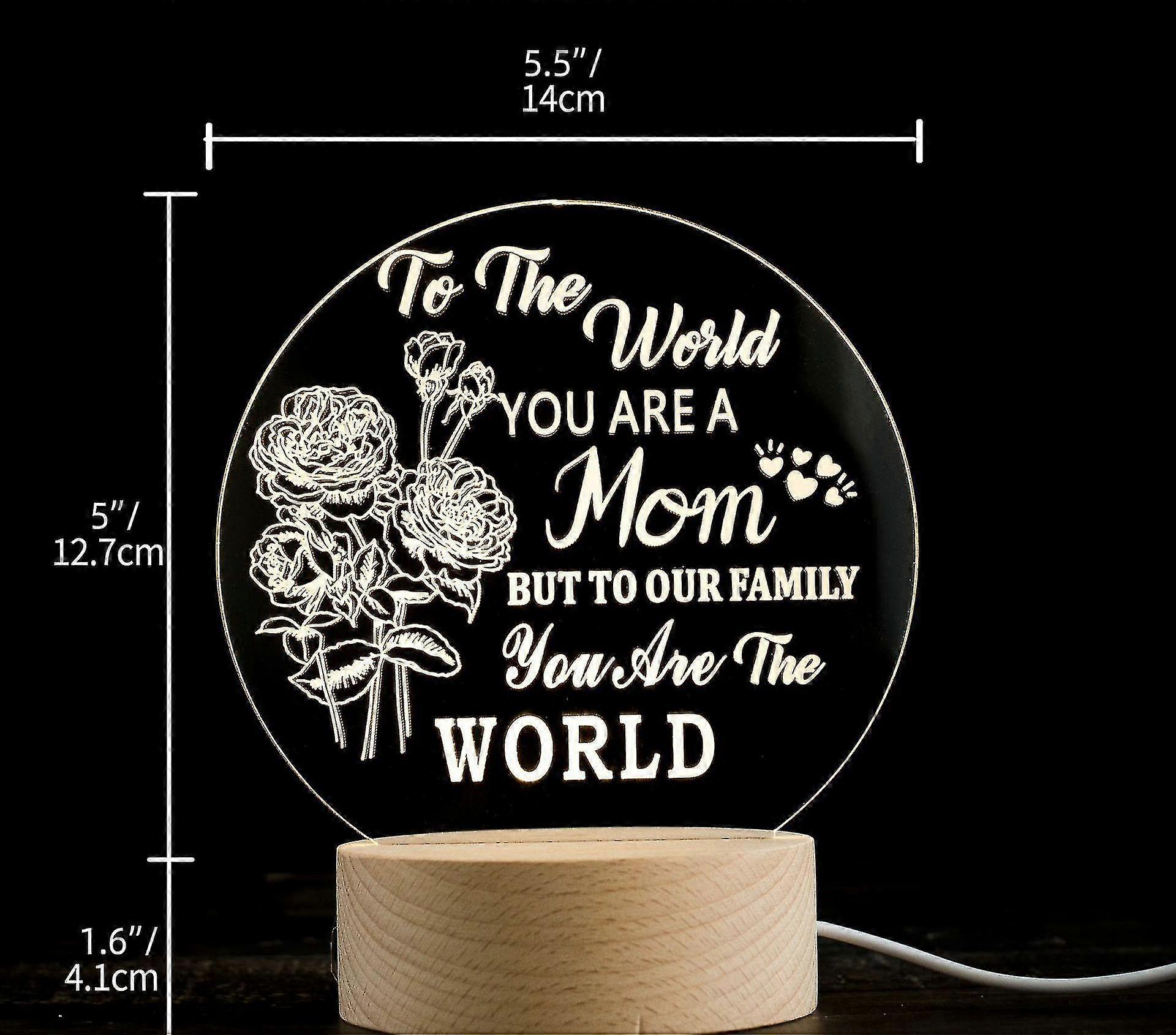 Mor gaver, Gaver til mor Natlyslampe, Mor Fødselsdagsgaver, Fødselsdag ...