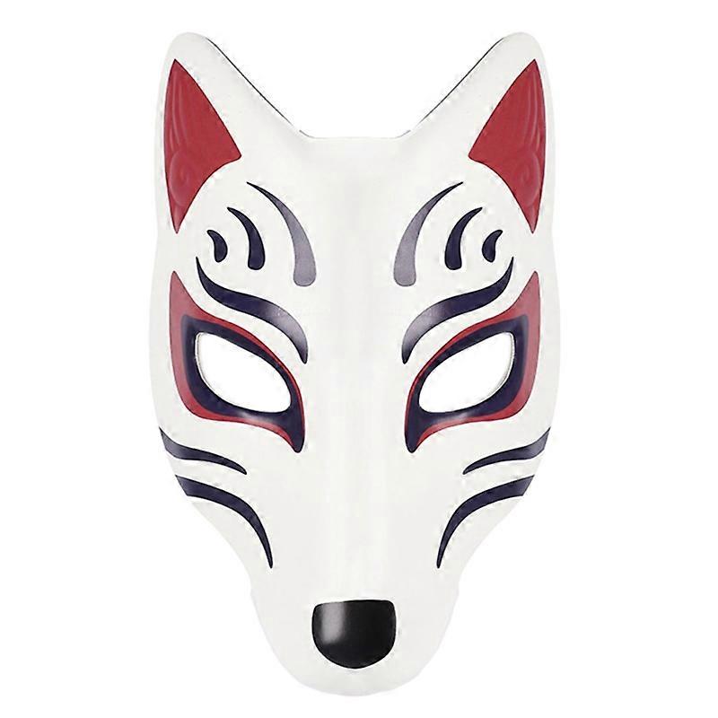 Fox Face DIY FoxFairy Masks For Adults Anime Mask Cosplay Half Face ...