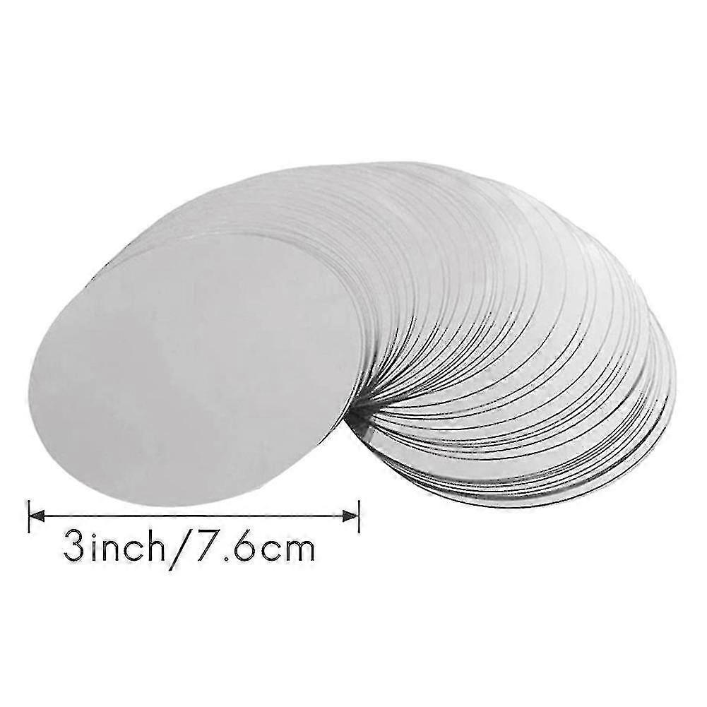 200 Pcs 3 Inch Silver Wine Pourer Discs Drip-proof Drop Drip Stop ...