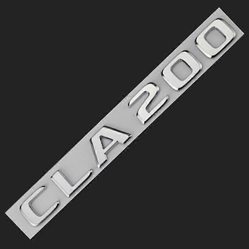 3d ABS Black CLA 200 Logo CLA200 Emblem Letter Sticker Car Trunk Badge ...