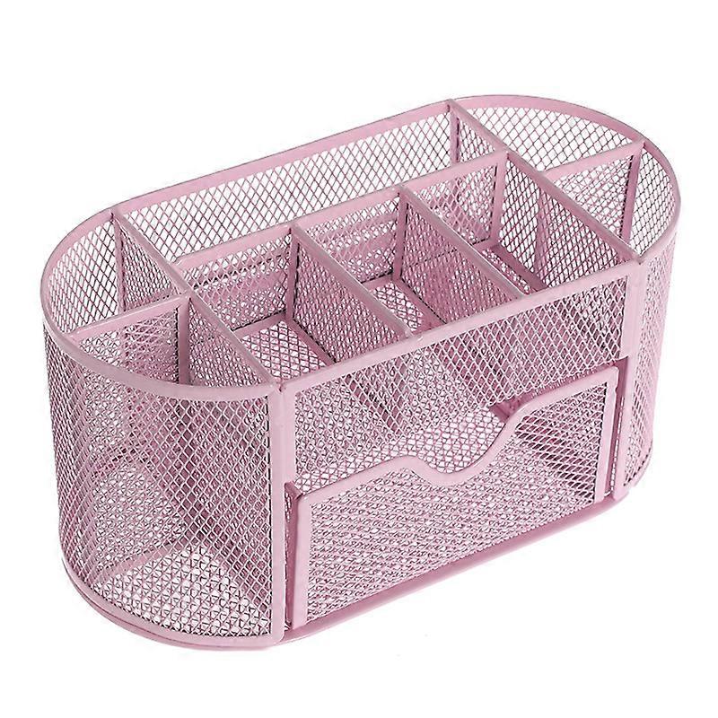 9-grid Office Mesh Desk Tidy Versatile Stationery Storage Desktop ...