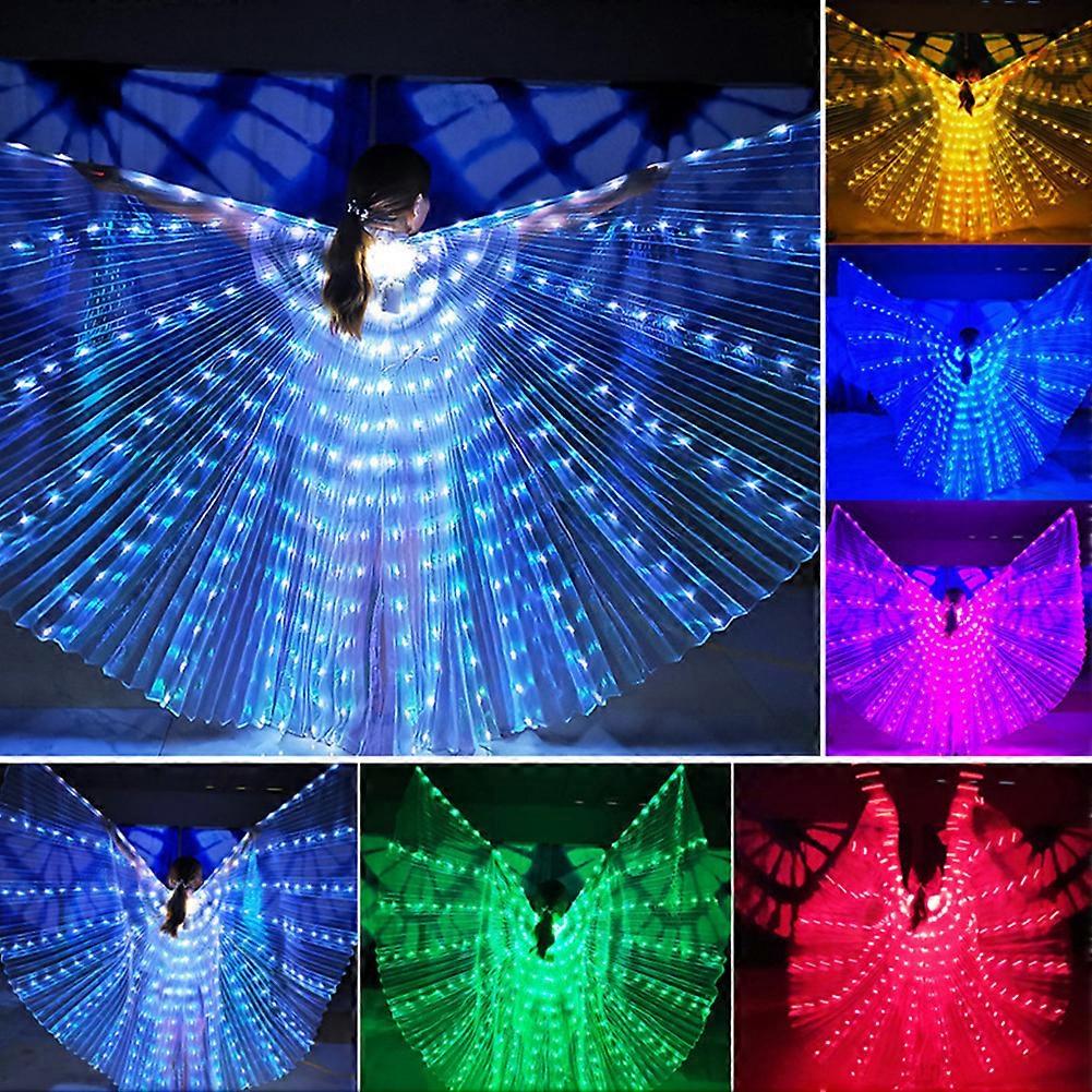 Light Up Wings LED Belly Dance Wings Luminous Butterfly Wings with ...