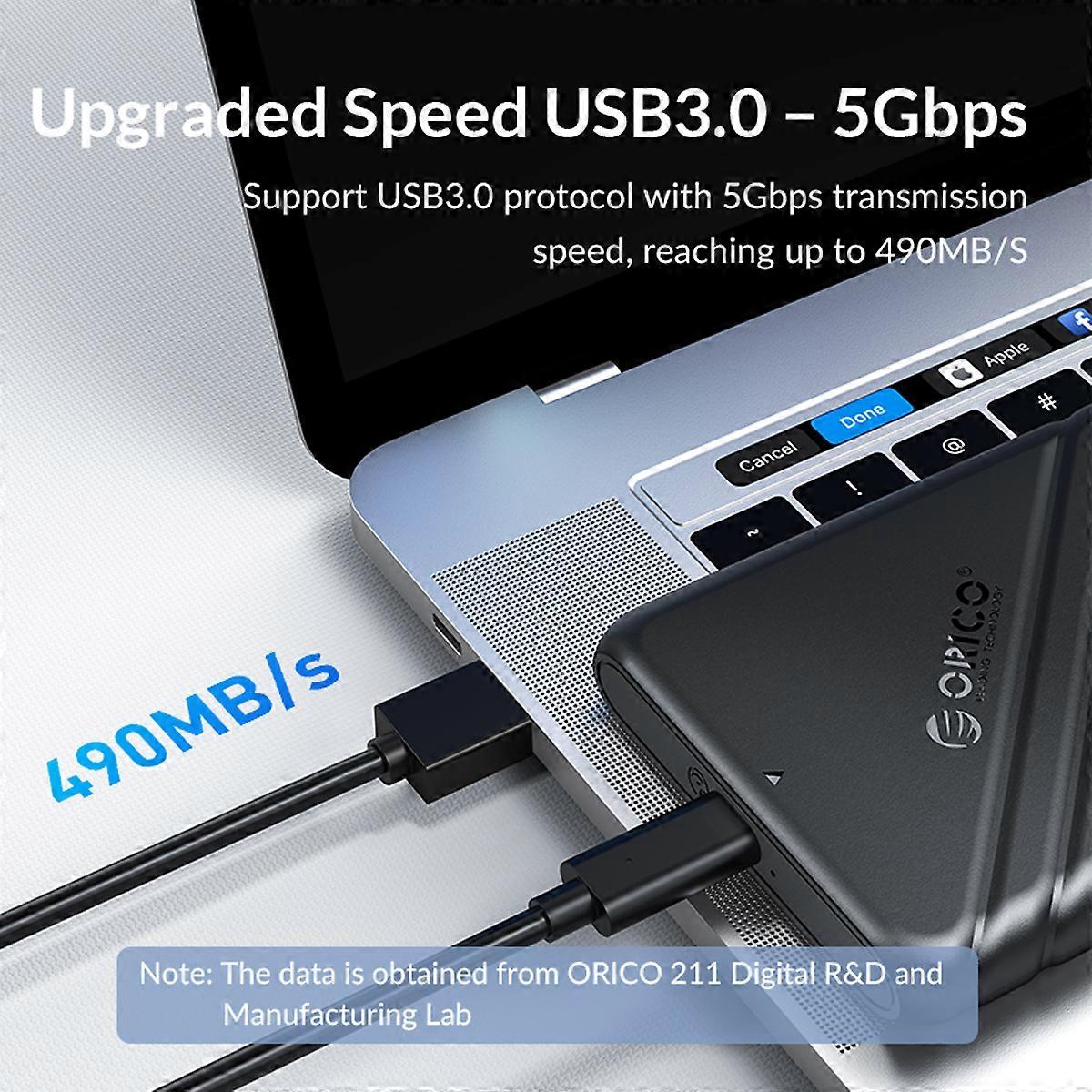 ORICO HDD Clone Docking Station USB 3.0 to SATA 3.0 Dual Bay Hard Drive ...