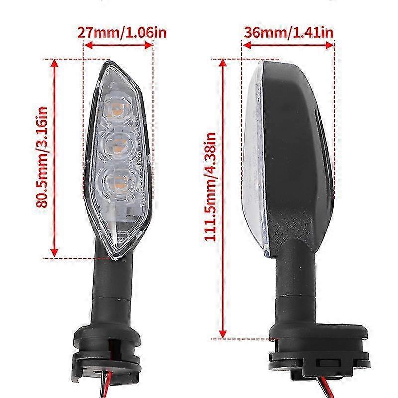 Superior LED Turn Signal Light For YAMAHA YZF R15 R25 R125 MT03 MT15 ...