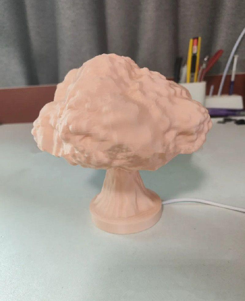 Nuclear Explosion Lamp, 3D Mushroom Cloud Explosion Night Light, Atomic ...