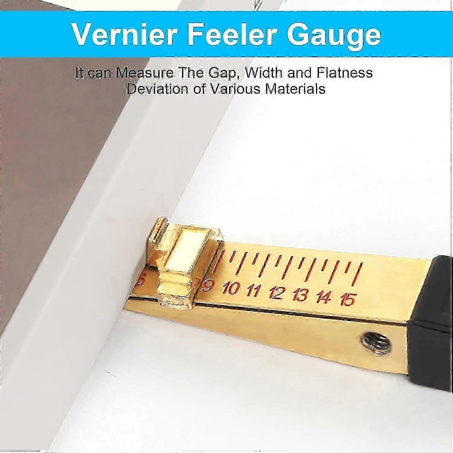 Door Gap Measuring Tool, 1-15mm Fire Door Gap Gauge Checker Tool ...