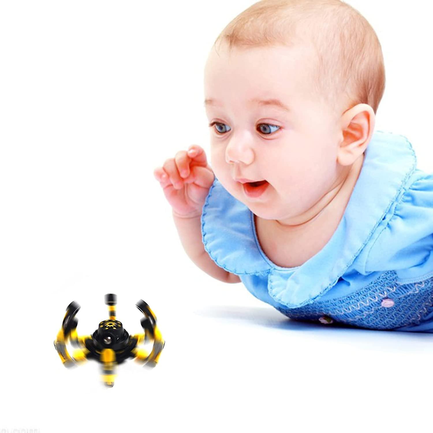 3PC DIY Fingertip Funny Sensory Deformable Creative Mechanical Gyro Toy ...