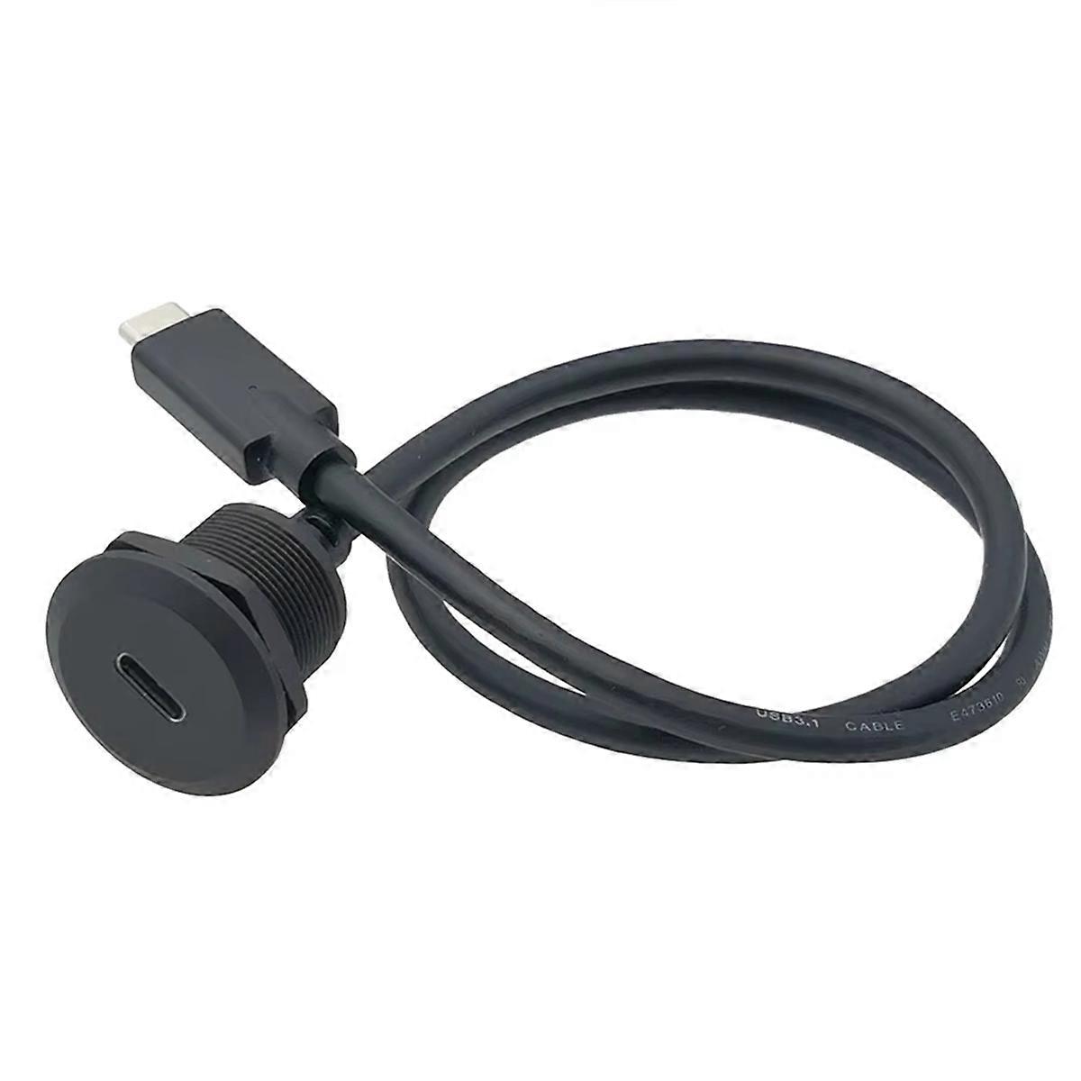 USB Type C 3.1 Female to Male Charging Socket Type-C Data Port with ...