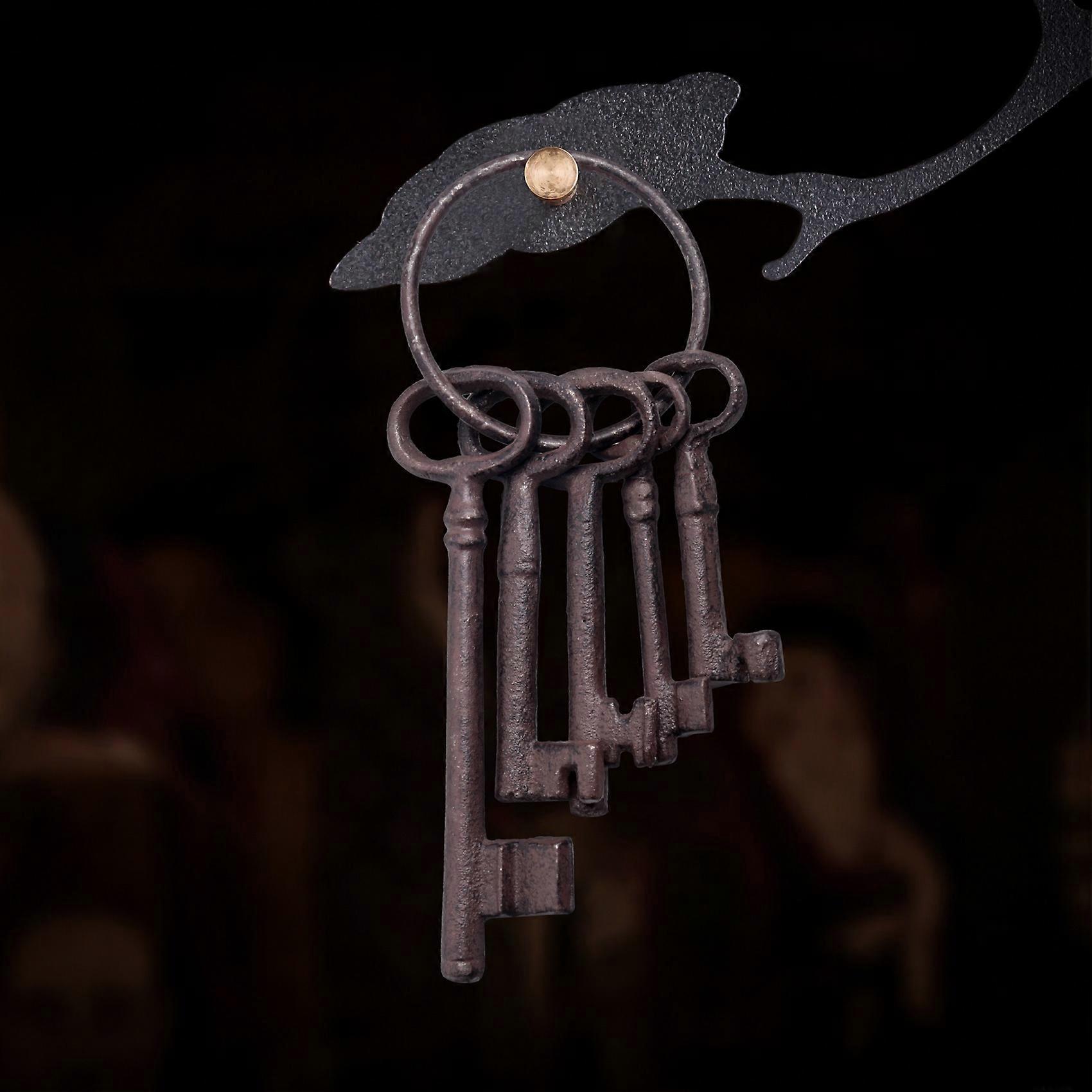 Pirate Treasure Chest Keys Set,Key Ring Antique Style,Rustic Cast Iron ...