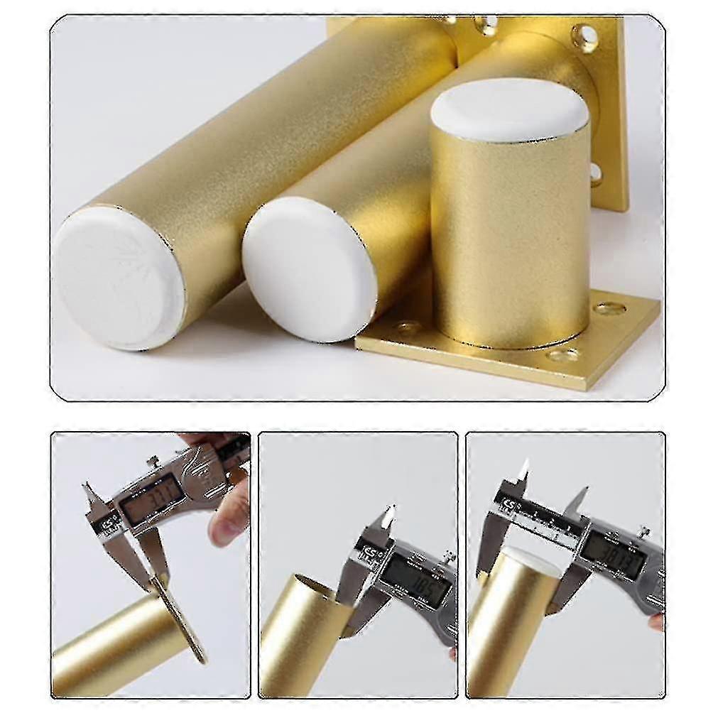 4coffee Table Leg Sofa Legs Gold, Table Feet Adjustable Height, Tube ...