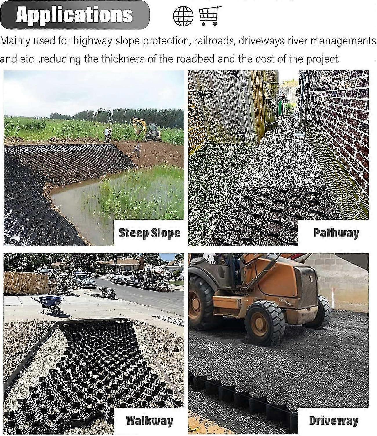Geo Grid Reinforcement Material for Retaining Walls Slope Stabilization ...