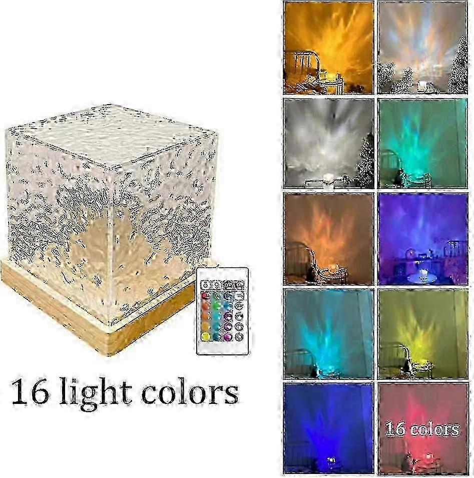 Celestial Lamp, Northern Lights Cube Lamp, 16 Colors Wave With Remote ...