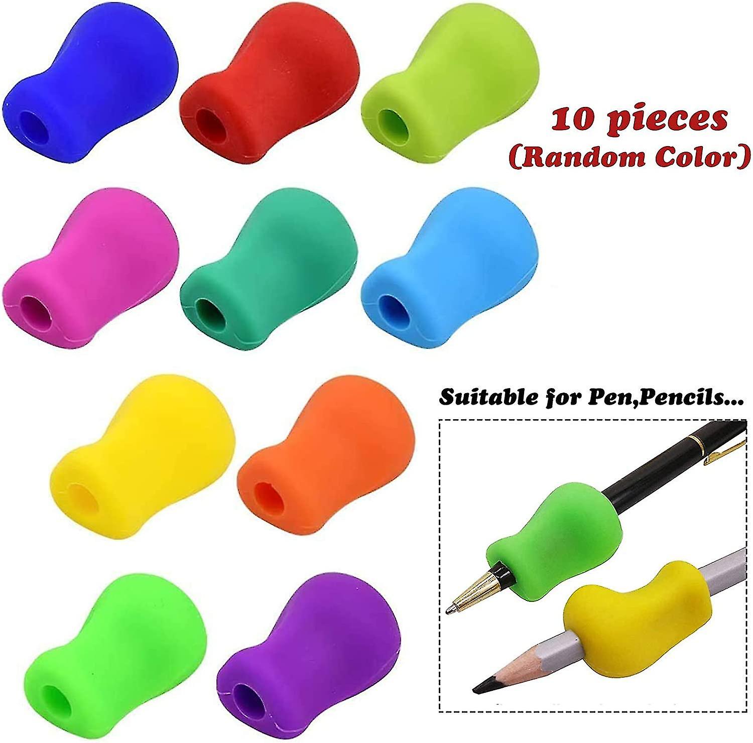 10 Pcs Pencil Grips For Kids Ergonomic Pencil Grips Silicone Writing ...