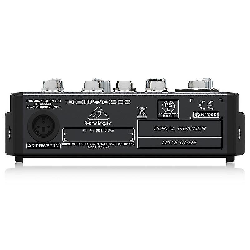 Behringer Xenyx 502 Mixer 5 Inputs With Xenyx Mic Preamp For ...