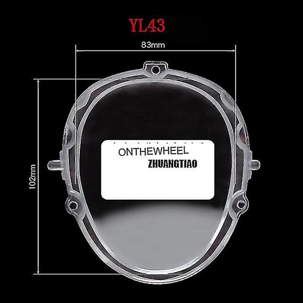 Motorcycle Speedometer Tachometer Dashboard Instrument Glass Plastic ...