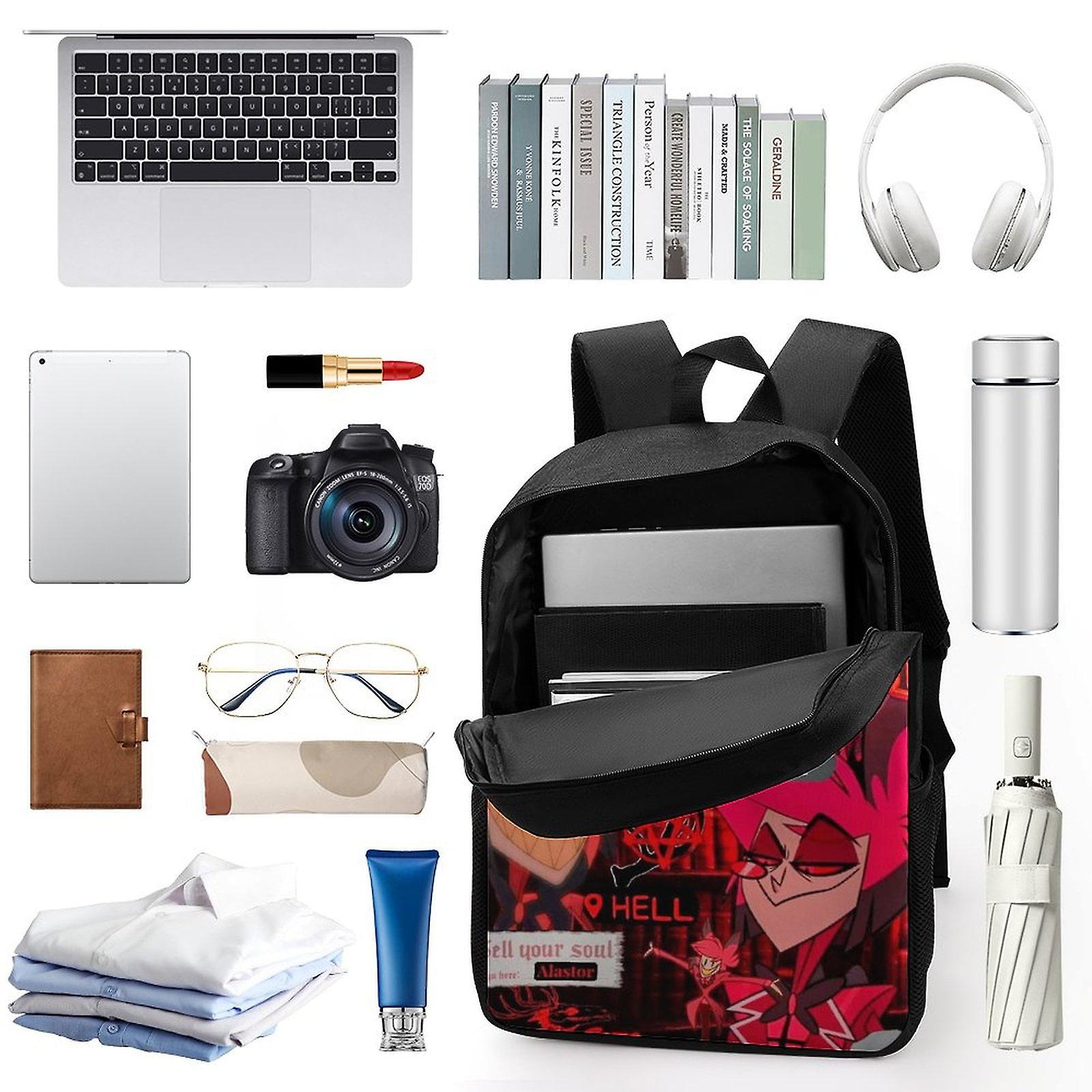 Hazbin Hotel Backpack for Girls Boys Hazbin Hotel Merch 17inch Backpacks School Supplies | Fruugo UK