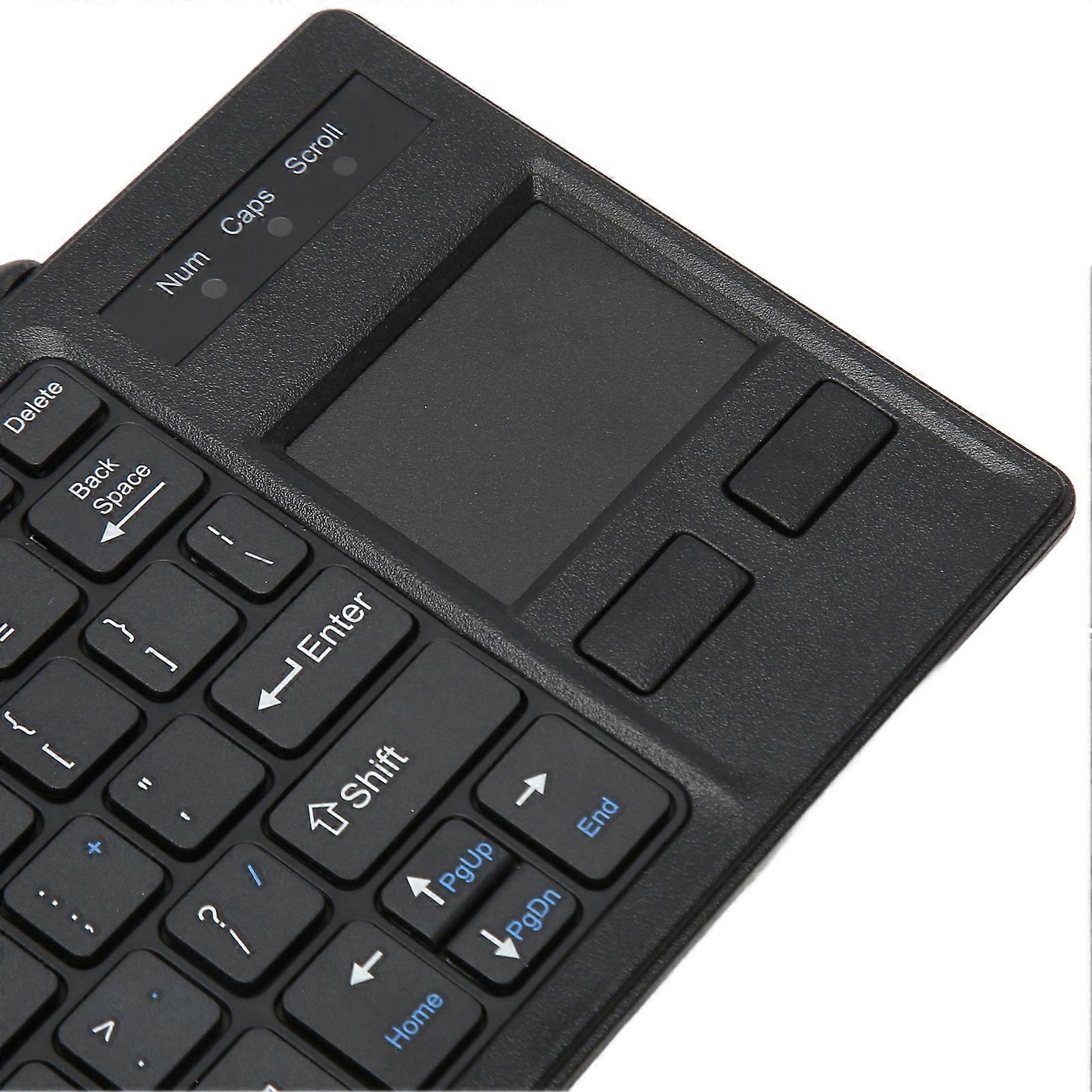 K 800 Keyboard with Touchpad Wired Ultra Thin Mini Compact Touch ...