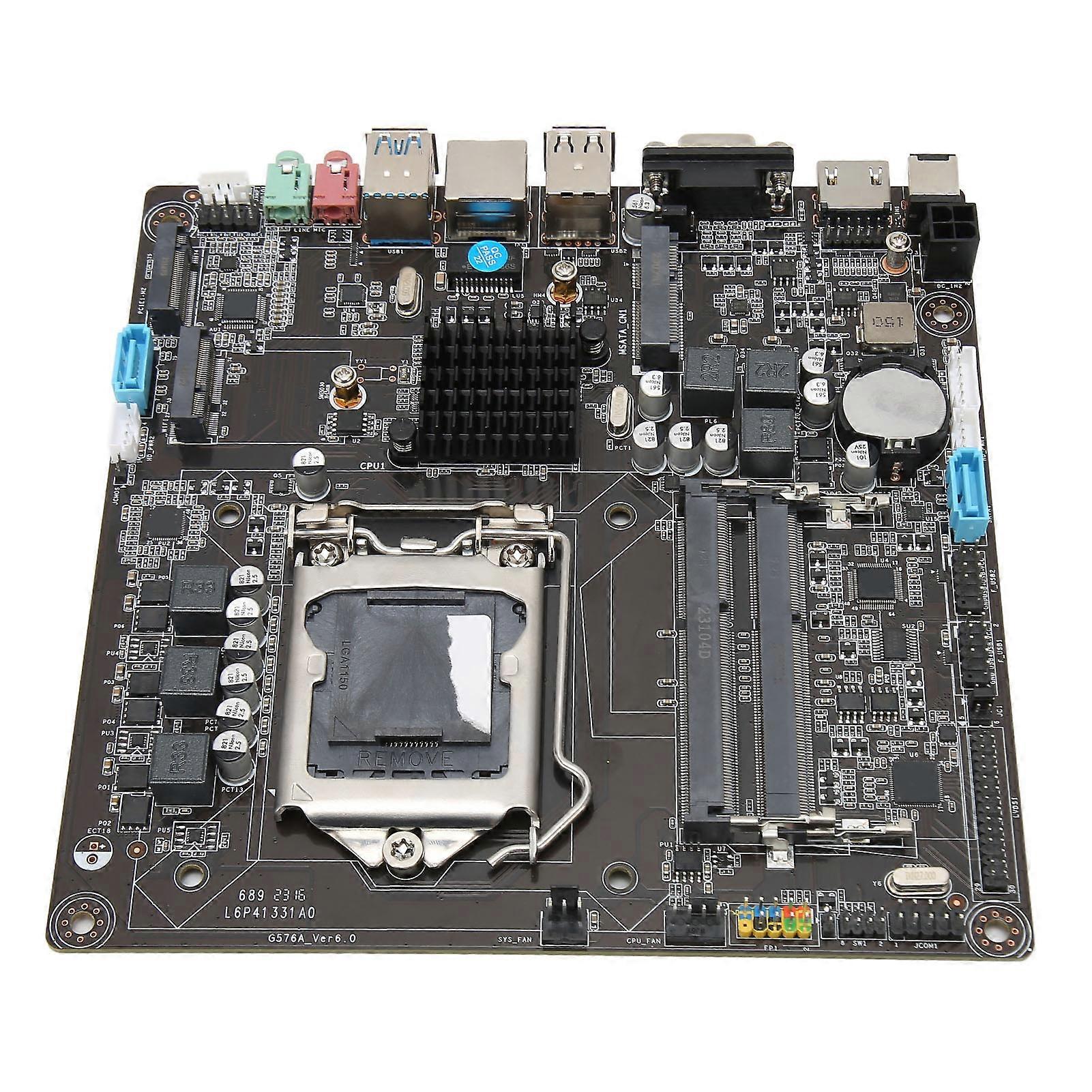 H81 Mini ITX Motherboard LGA 1150 Slot Dual Channel DDR3 Support for Core I3 I5 I7 4th 5th ...