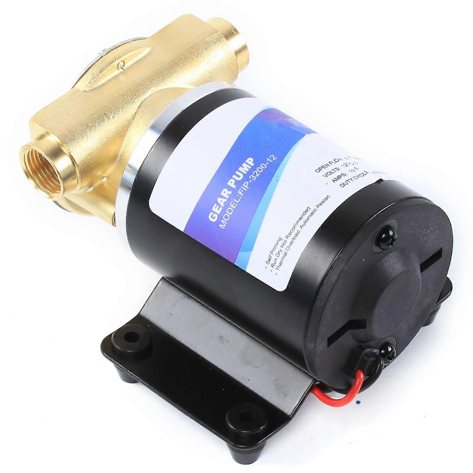 30l/min 12v Bilge Pump Deck Wash Pump Vane Pump-Super | Fruugo UK