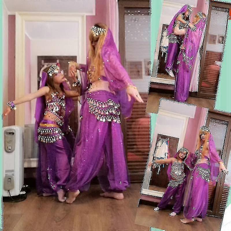 Children"s Belly Dance Costume Set Oriental Dance Girls Belly Dance ...