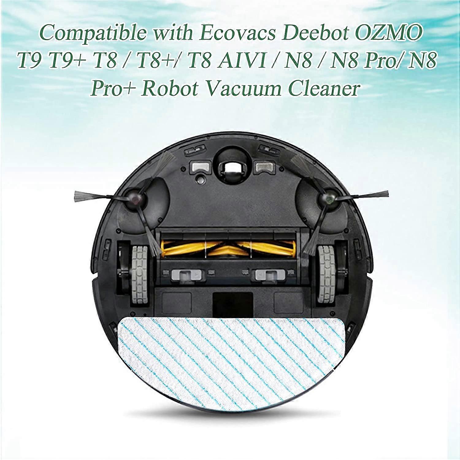 100 Pcs Disposable Mop Pads Replacement Mop Cloths Pads for T9 T9+ T8 ...