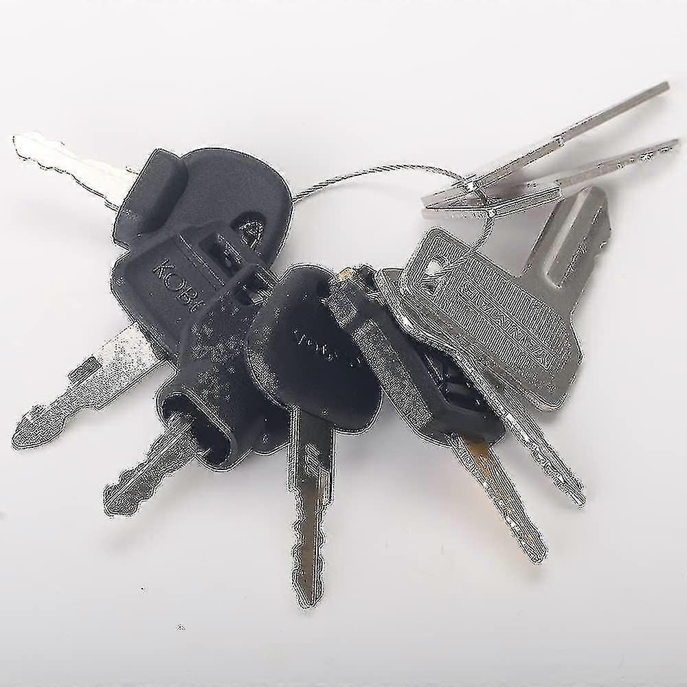 12pcs Farm Excavator Ignition Starter Key Set For Crawler Hitachi ...