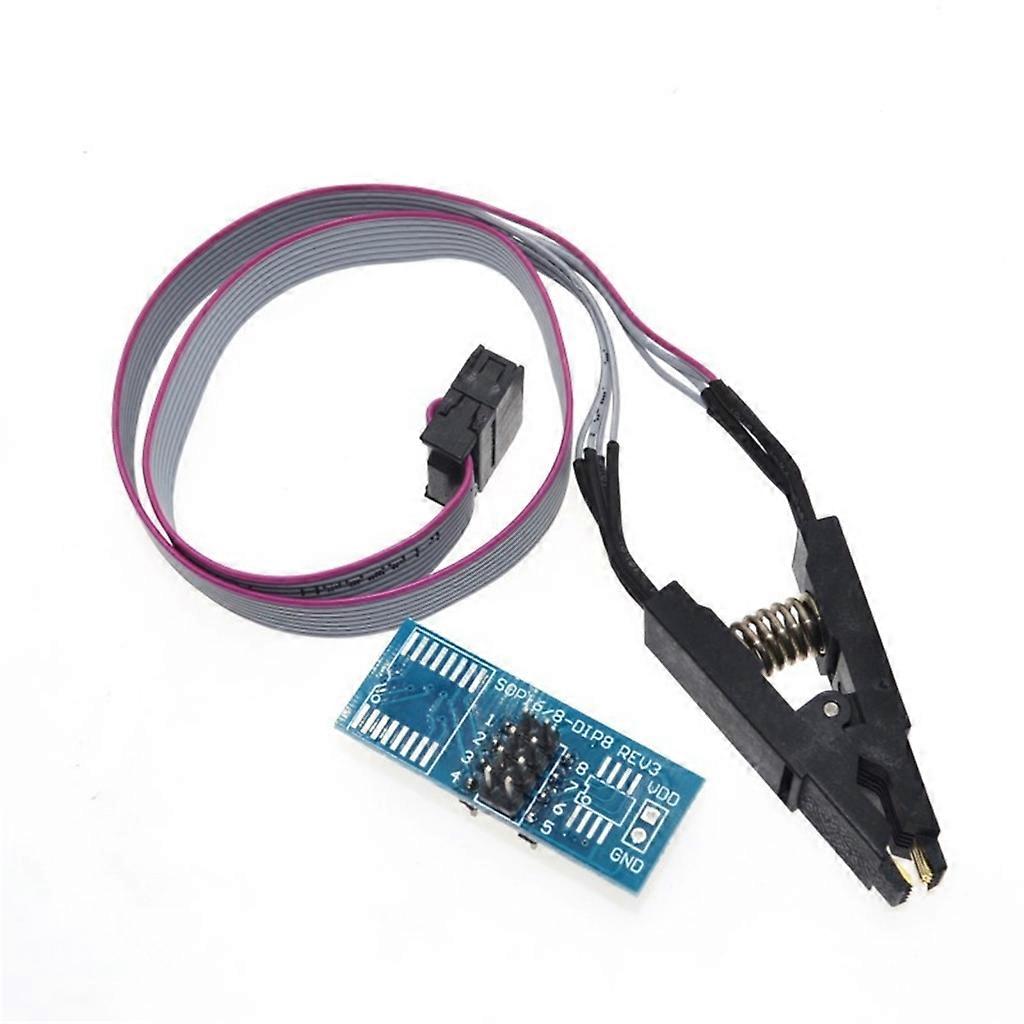 CH341A USB Programmer SOP8 Test Clip Adapter Converter Module Adapter ...