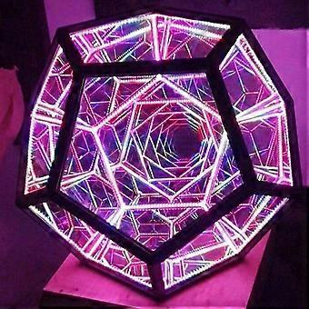 LED Art Lamp USB Charging Adjustable Color Decor Night Lamp Infinity ...