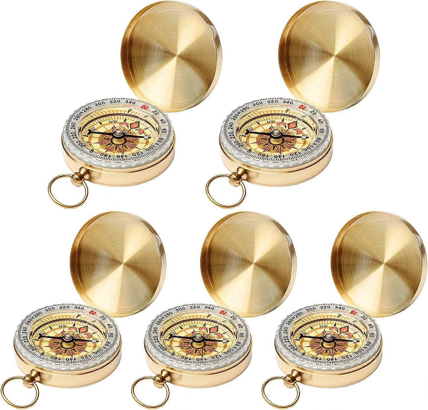 Camping Survival Compass Metal Pocket Compass Kids Compass for Hiking Camping Hunting Outdoor ...