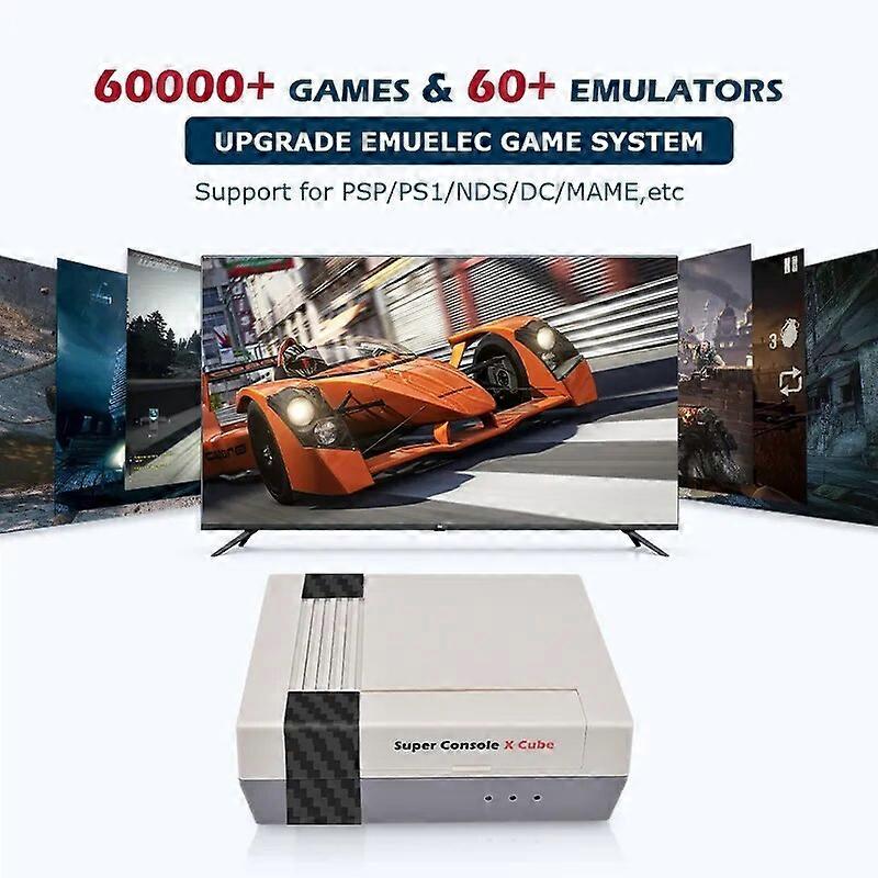 Super Console X Cube Retro Game Console Support 60000 videospil 70 ...