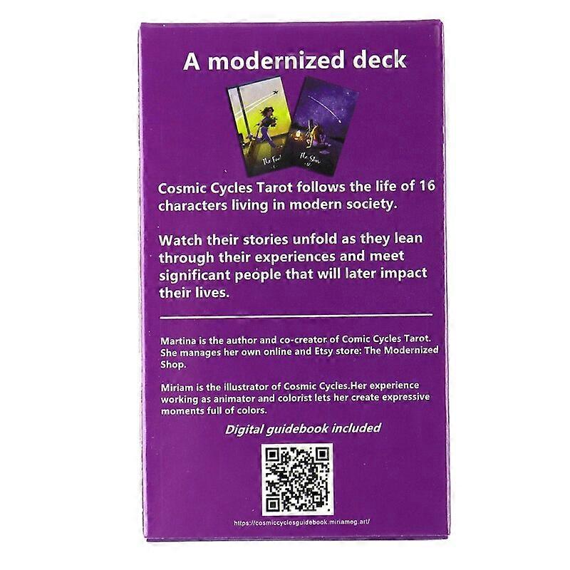 Cosmic Cycles Tarot 78 Cards Deck With PDF Guidebook High Quality ...