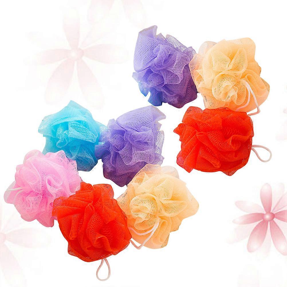 8 Pcs Bathtub Scrubber Bath Sponges Shower Mesh Shower Sponges Mesh ...