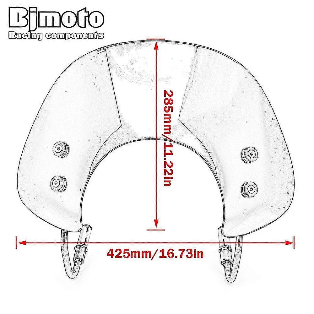 Windshield Windscreen For Piaggio Vespa LX50 LX125 LX150 LX 50 125 150 ...