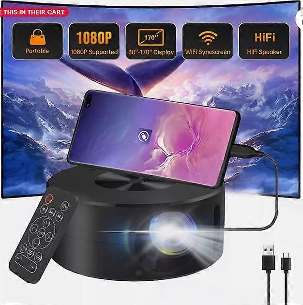 True 4K Mini Projector, Innovative 4K Decoding Technology for Unmatched ...