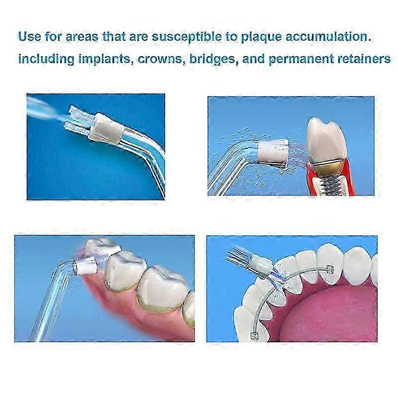 4-pack replacement heads compatible with Waterpik water flossers and ...