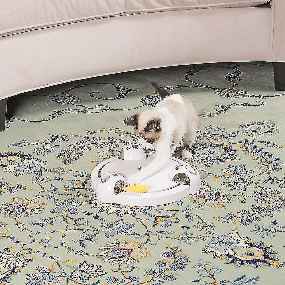 Pounce Cat Toy, Interactive Automatic Toy Adjustable Electronic Battery ...