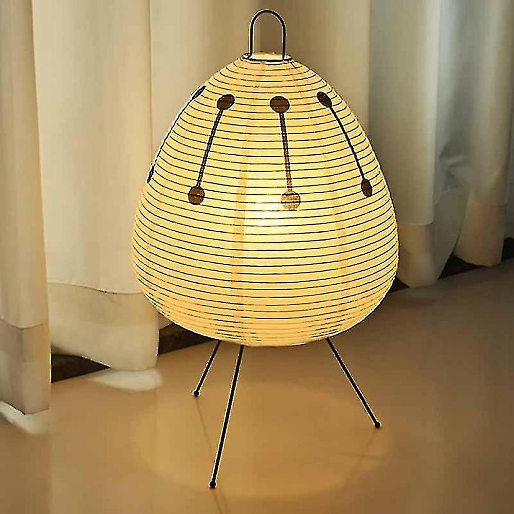 Japanese Design Akari Noguchi Table Lamp: Rice Paper Standing Lamp ...